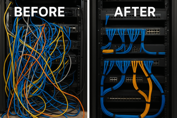 Before vs After – The Power of Proper Cable Management - Metapower